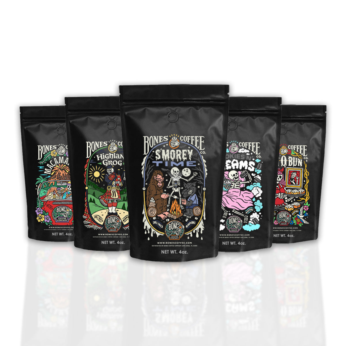 5 Bag Sample Pack | Bones Coffee