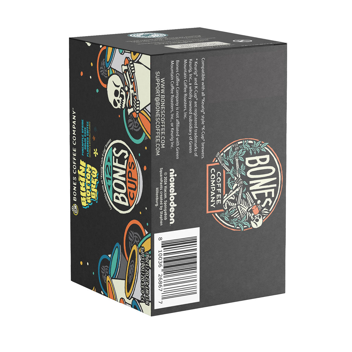 Bikini Bottom Brew Bones Cups - 12 Count | Bones Coffee