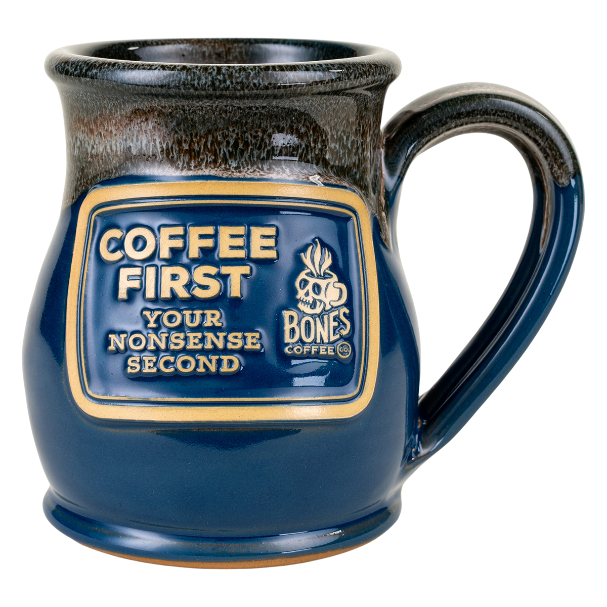 Coffee First Meme Handthrown Mug | Bones Coffee