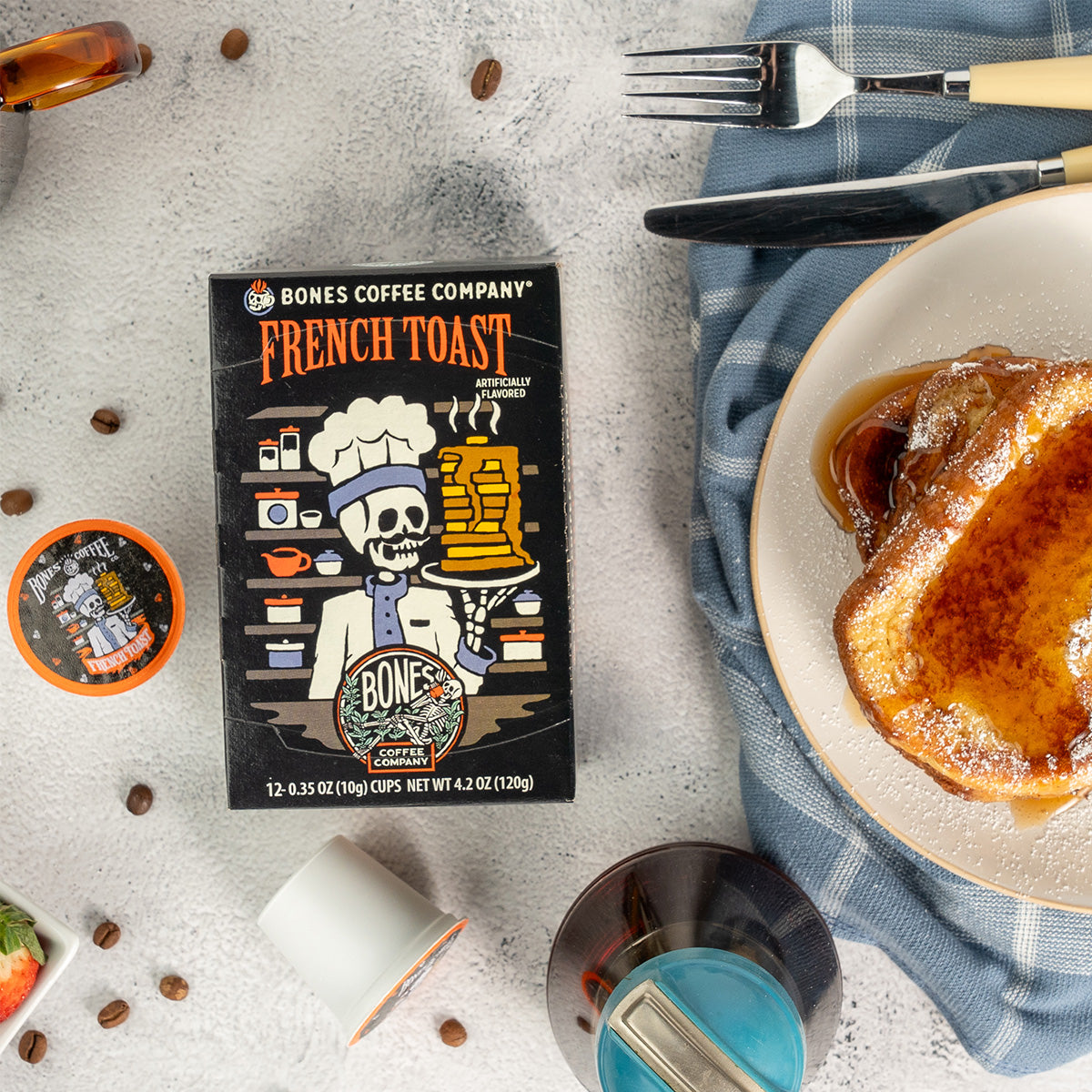 French Toast Coffee Coffee Pods | Breakfast in a Cup | Bones Coffee