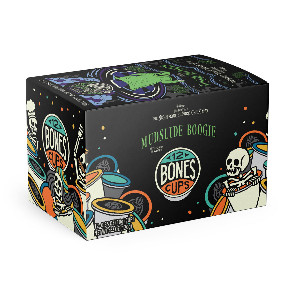 Mudslide Boogie Bones Cups - 12 Count | Bones Coffee