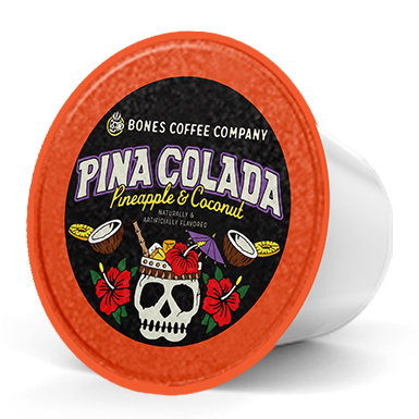 Pina Colada Coffee – Coconut & Pineapple Flavor | 12oz | Bones Coffee