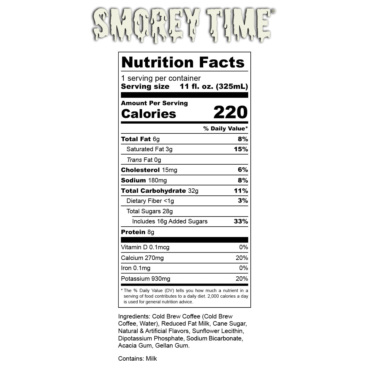 S'morey Time Cold Brew Latte | Bones Coffee