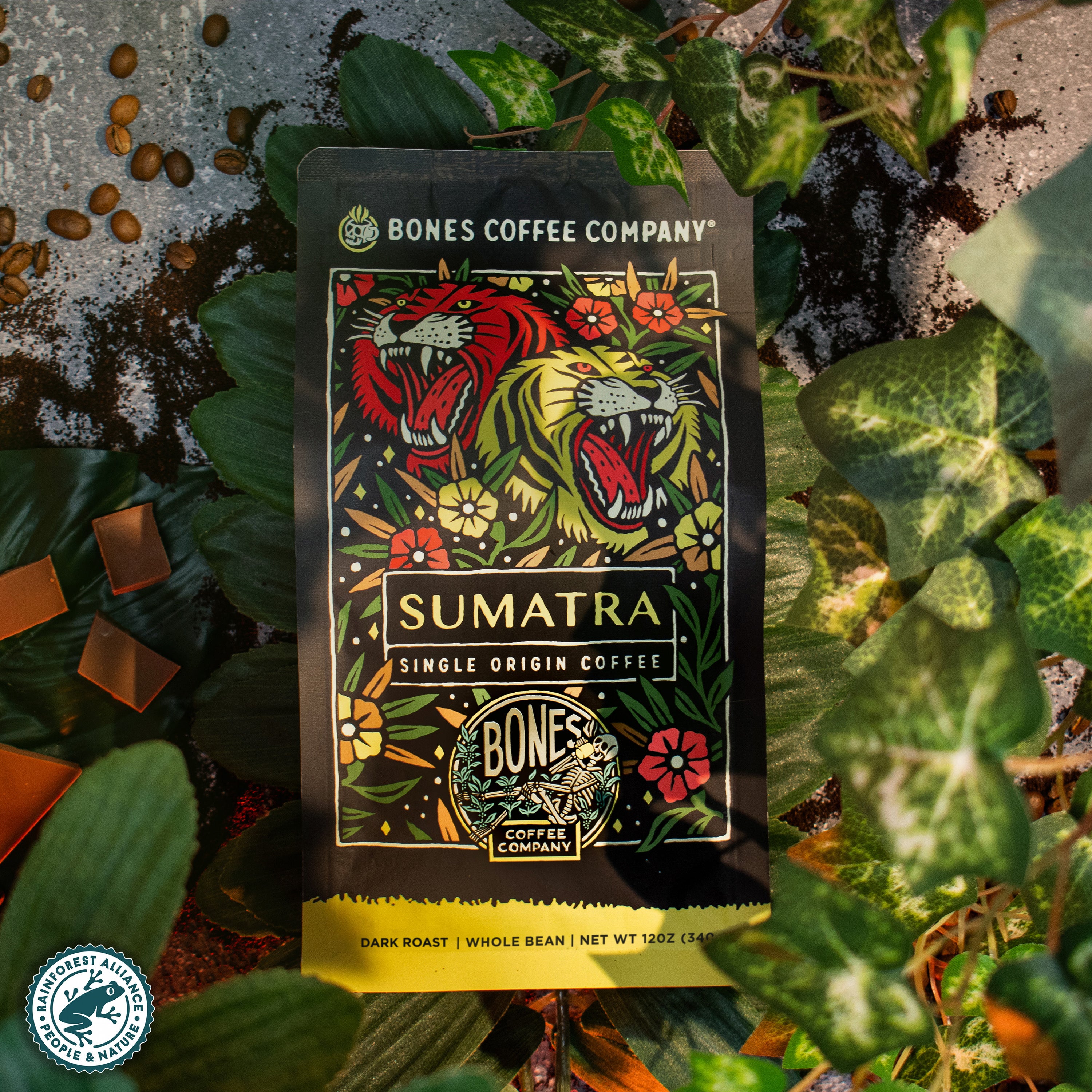 Sumatra Single-Origin Coffee - 12oz | Bones Coffee