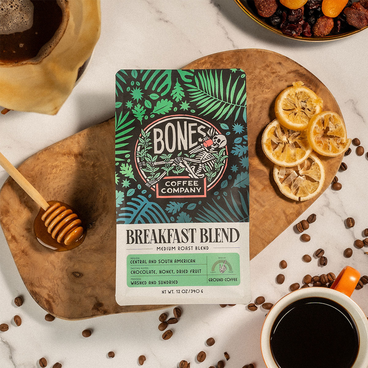 Medium Roast Coffee: Breakfast Blend | Bones Coffee Company