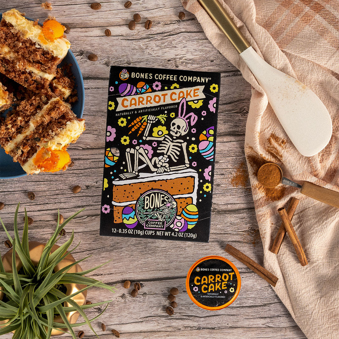 White Rabbit and Carrot Cake | Bones Coffee