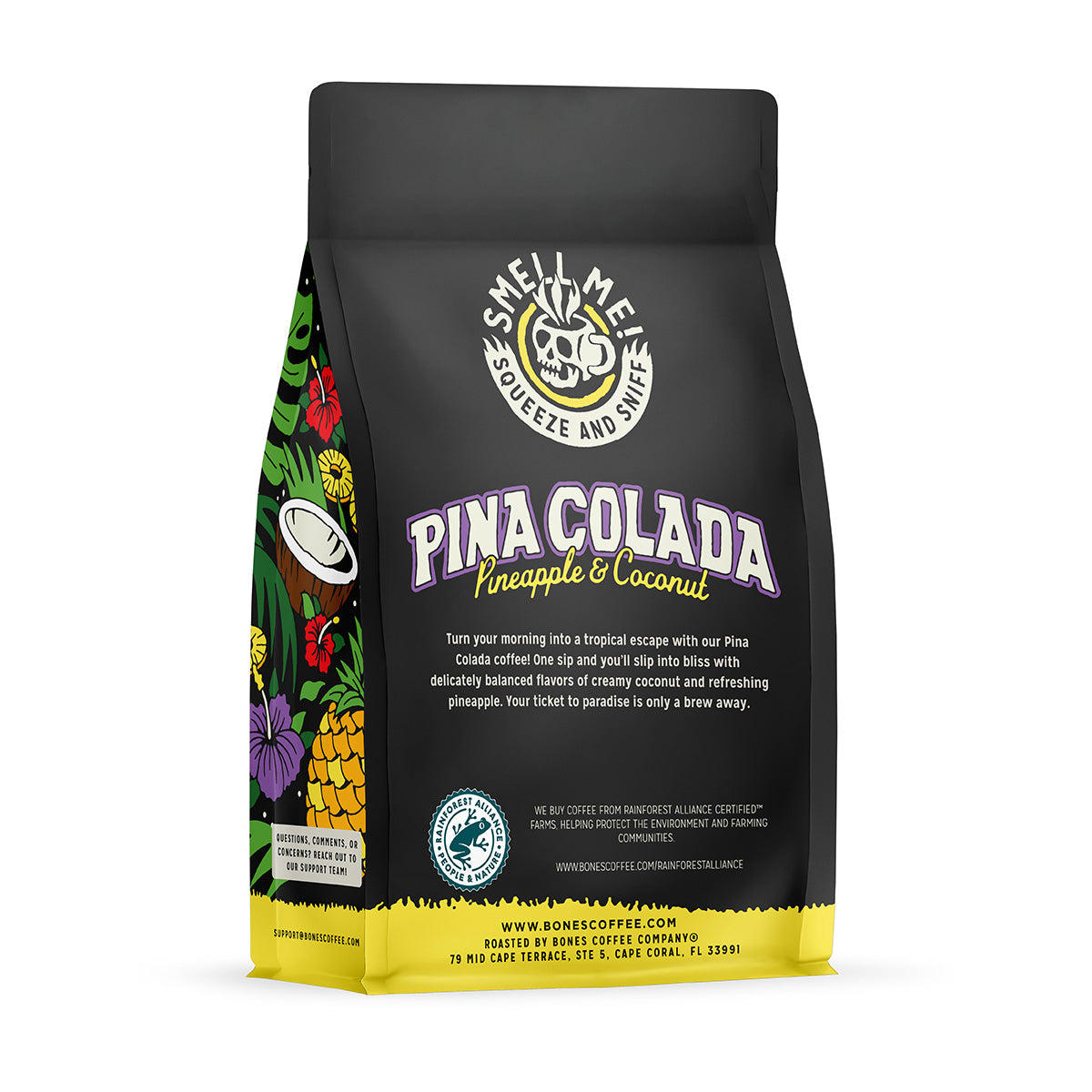 Pina Colada Coffee – Coconut & Pineapple Flavor | 12oz | Bones Coffee