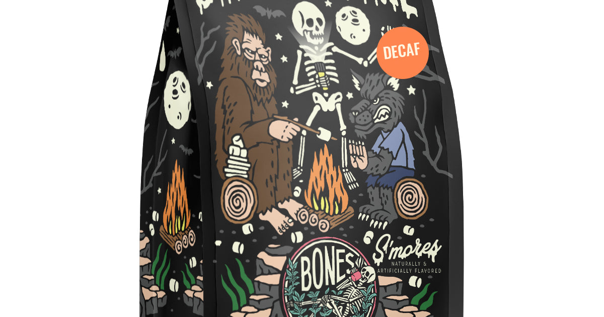 Decaf S'morey Time Coffee by Bones Coffee Company