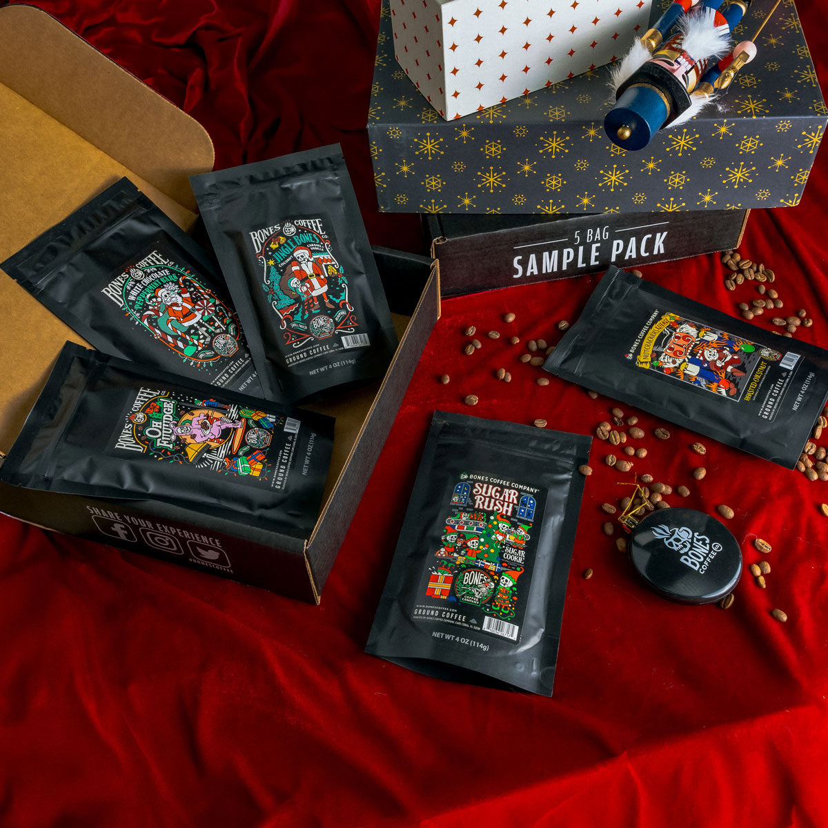 Coffee Sampler Packs | Bones Coffee Company